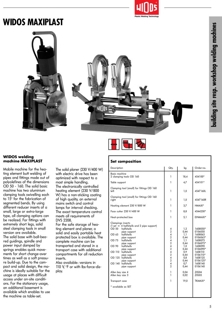 Widos Maxiplast » Agru Tech